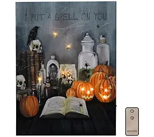 LUMABASE B/o Led Wall Art W/ Rc- Halloween Spel