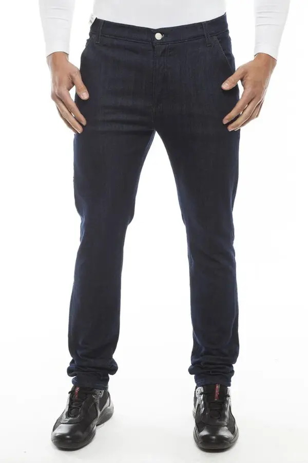 DANIELE ALESSANDRINI Straight Leg Jeans - Navy