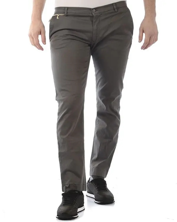 DANIELE ALESSANDRINI Smoked Trousers - Grey
