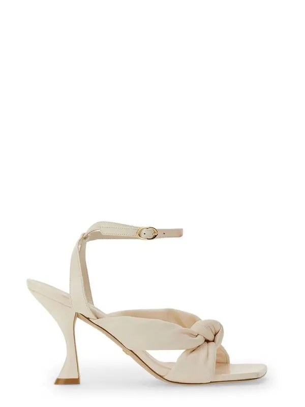 Buy STUART WEITZMAN Sandal Playa Ankle Strap 100 - Ivory At 33% Off ...