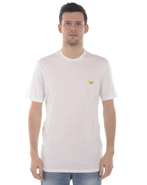 DANIELE ALESSANDRINI Jersey Vendredi Top - White