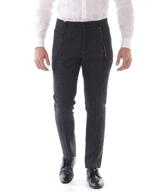 DANIELE ALESSANDRINI Elvis 100 Trousers - Grey