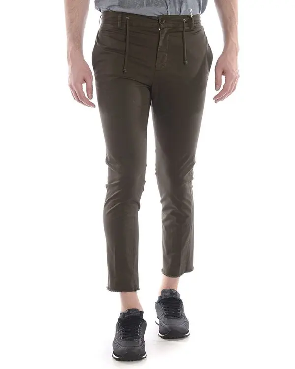 DANIELE ALESSANDRINI Almada Trousers - Green