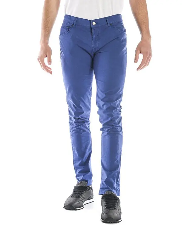 DANIELE ALESSANDRINI Straight Leg Jeans Trouser - Blue