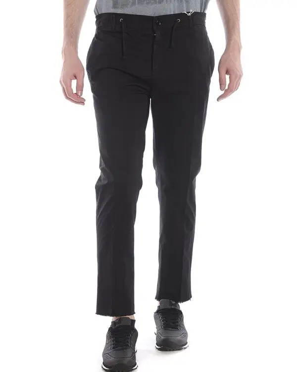 DANIELE ALESSANDRINI Trousers - Black