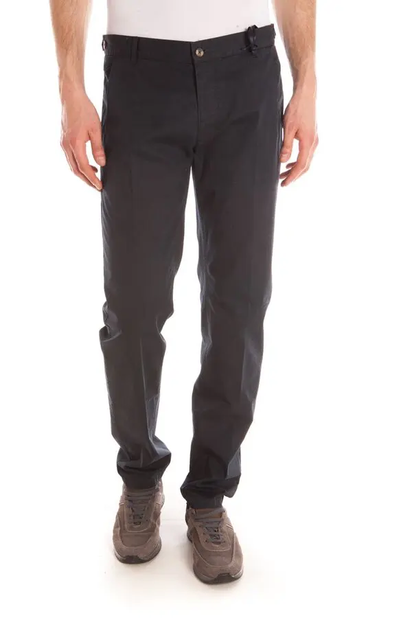 DANIELE ALESSANDRINI Straight Leg Trousers - Blue