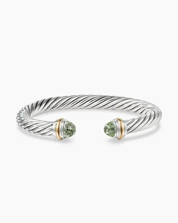 David Yurman Classic Cable Bracelet With - Prasiolite