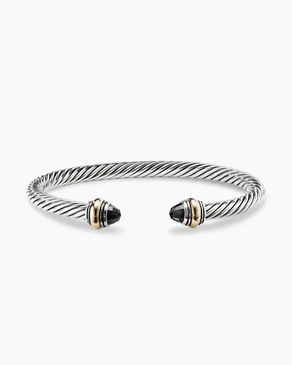David Yurman Classic Cable Turquoise Bracelet - Black Onyx