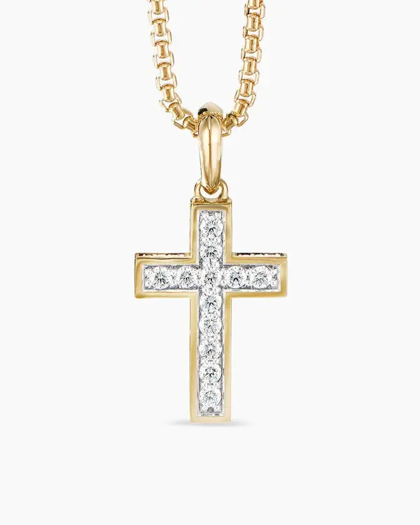 David Yurman Pavé Cross Pendant - Diamond