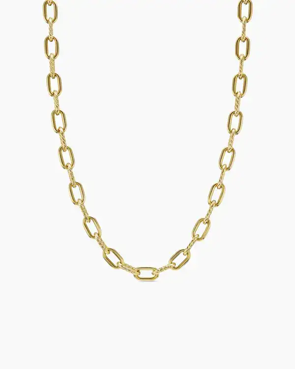 David Yurman Dy Madison® Chain Necklace In 18k Yellow Gold - All 18k ...