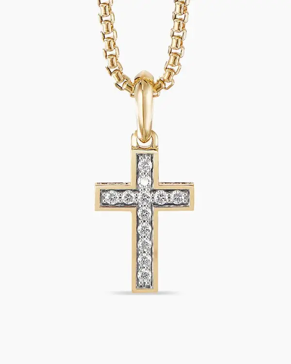 David Yurman Pavé Cross Pendant - Diamond