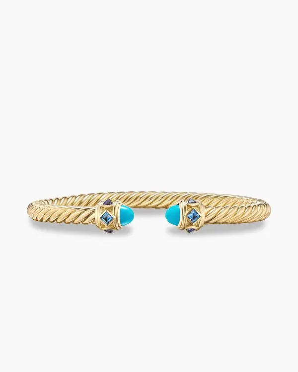 David Yurman Renaissance Cablespira Bracelet - Turquoise
