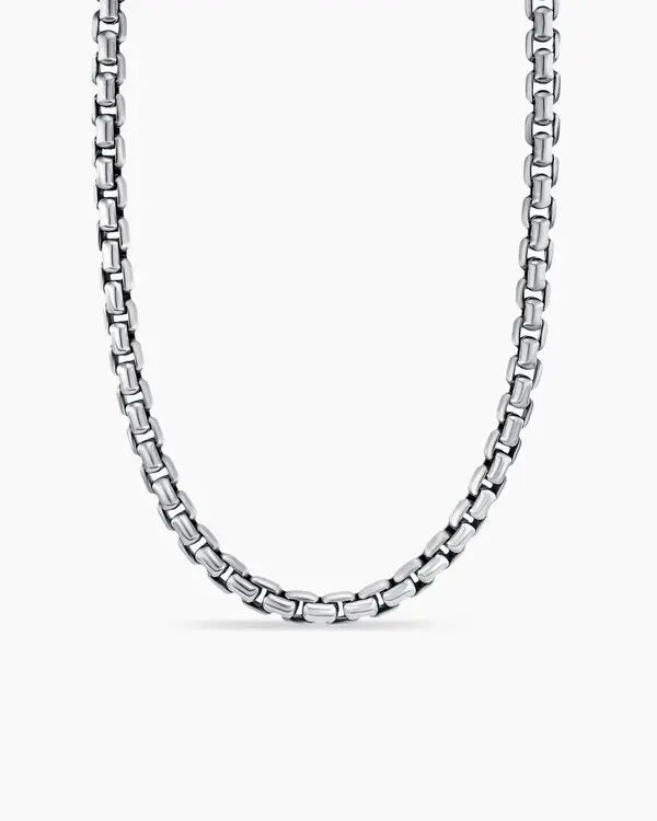 David Yurman Box Chain Necklace In Sterling Silver With 14k Yellow Gold ...