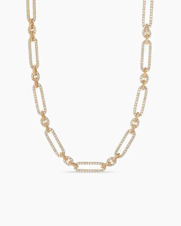 David Yurman Lexington Chain Necklace With Diamonds - Diamond