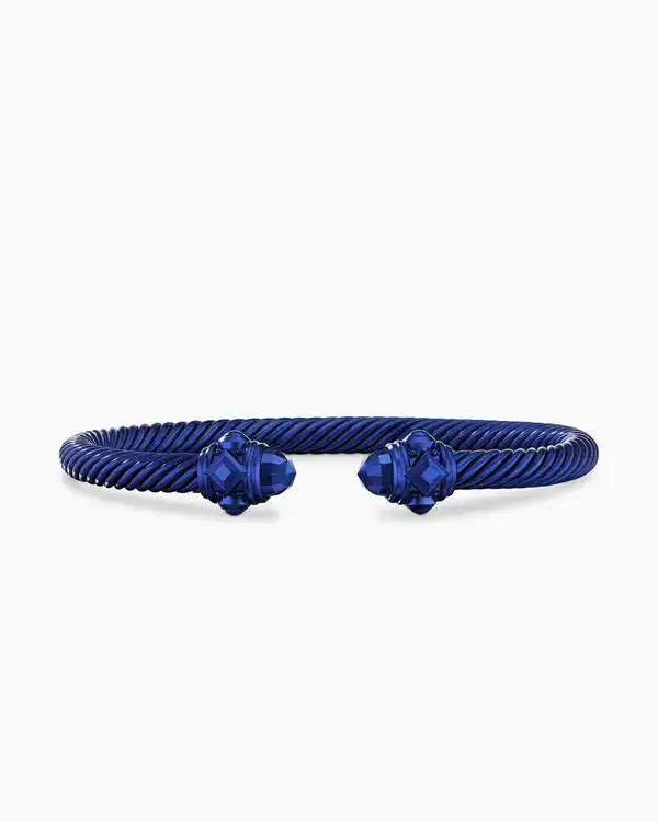 David Yurman Renaissance® Classic Cable Bracelet Aluminum Indigo