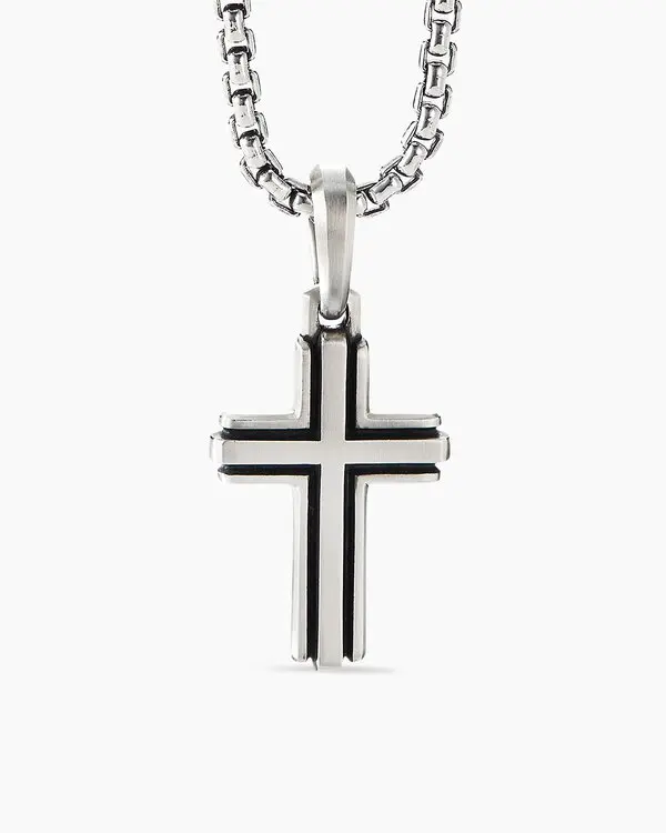 David Yurman Deco Cross Pendant