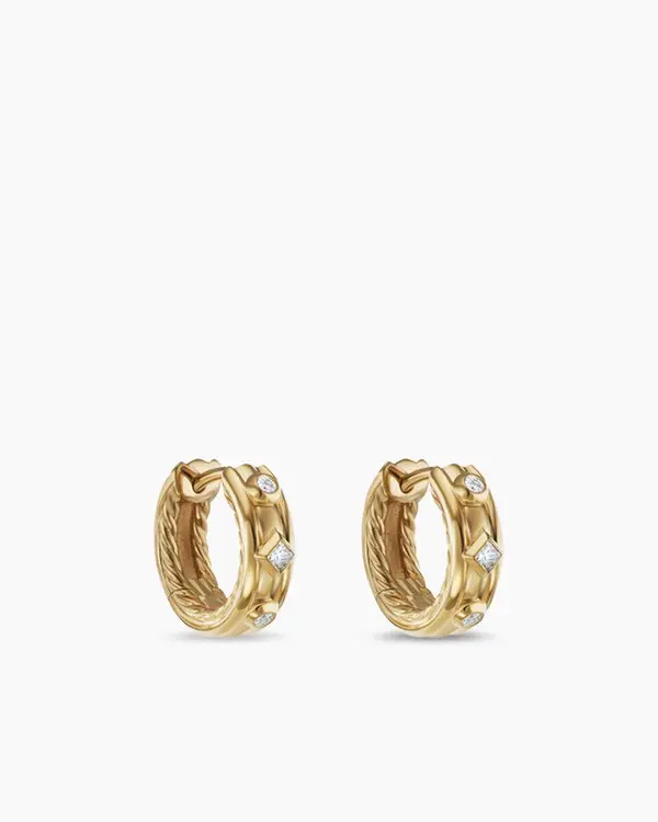 David Yurman Modern Renaissance® Huggie Hoop Earrings