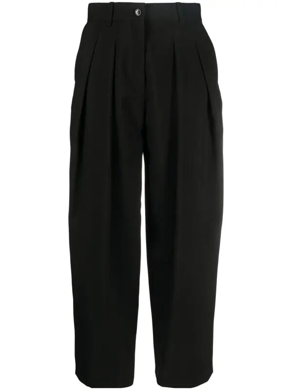 Kenzo Pleat-detail Cropped Trousers