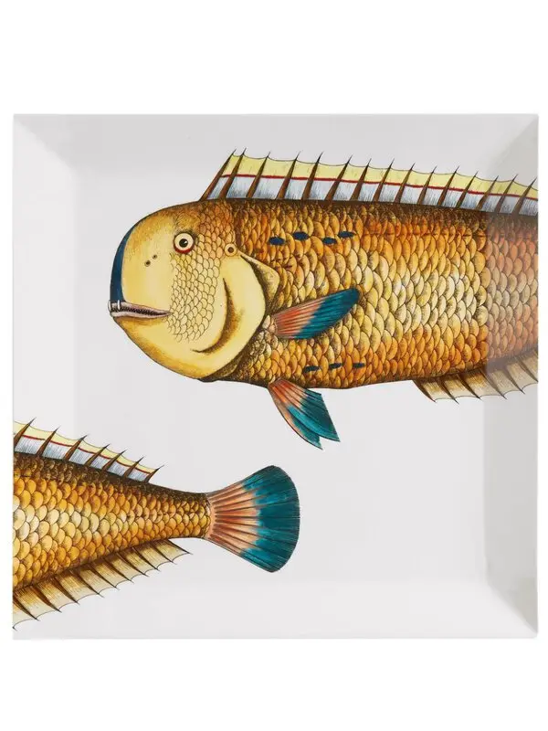 FORNASETTI Pesce Lampuga Square Tray