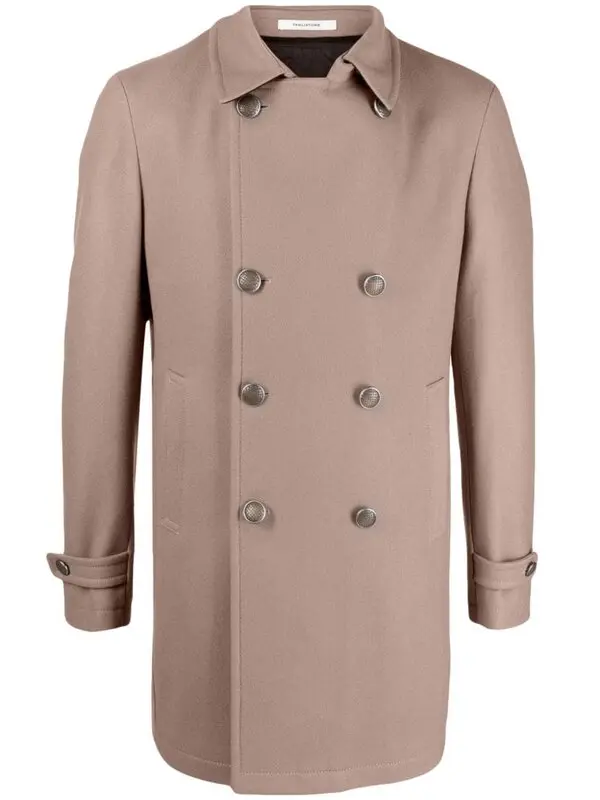 Tagliatore Double-breasted Notched-lapels Coat