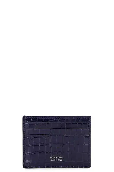 Tom Ford Card Holder In Navy In Ink - 20% Off | Editorialist
