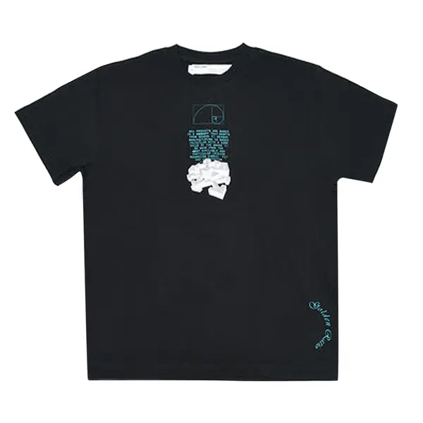 Off-White Dripping Arrows Short Sleeve Over T-shirt - Black