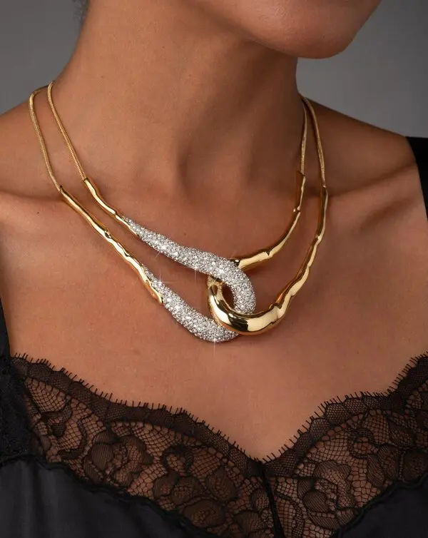 Alexis Bittar Solanales Interlock Necklace