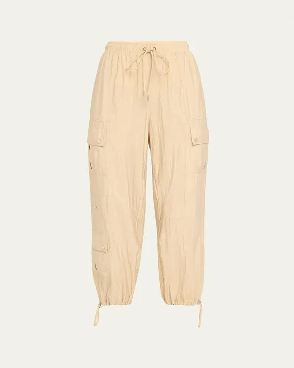 Cinq À Sept Nitsan Tie-cuff Cargo Pants - Khaki