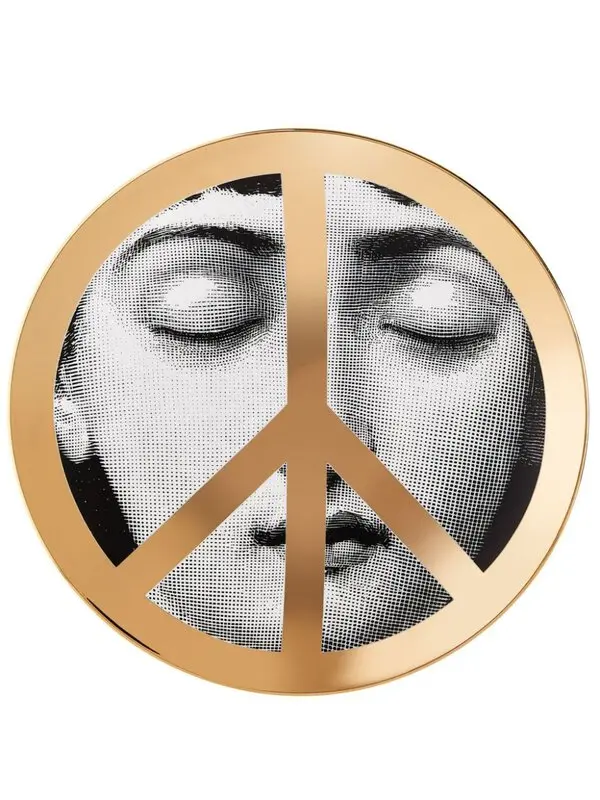 FORNASETTI Variazioni N.403 Wall Plate - Black