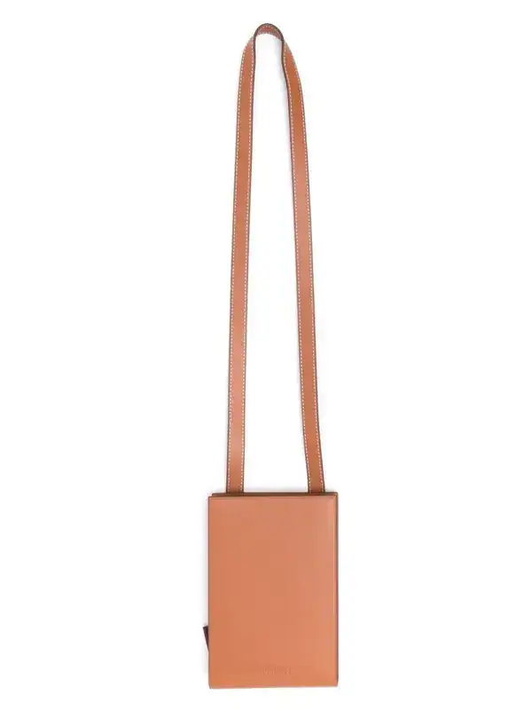 Jacquemus Le Gadju Neck Wallet In Brown - 20% Off | Editorialist