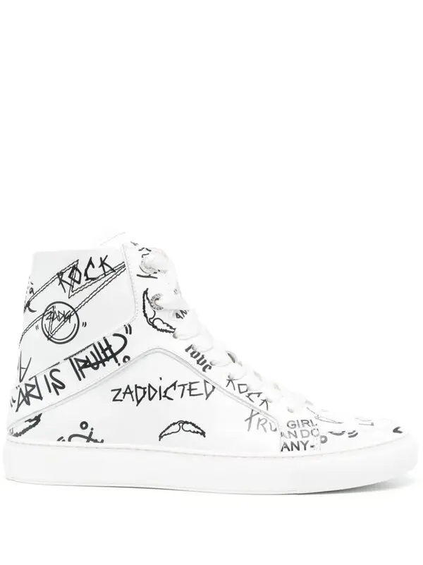 Zadig&Voltaire High Flash High-top Sneakers - White