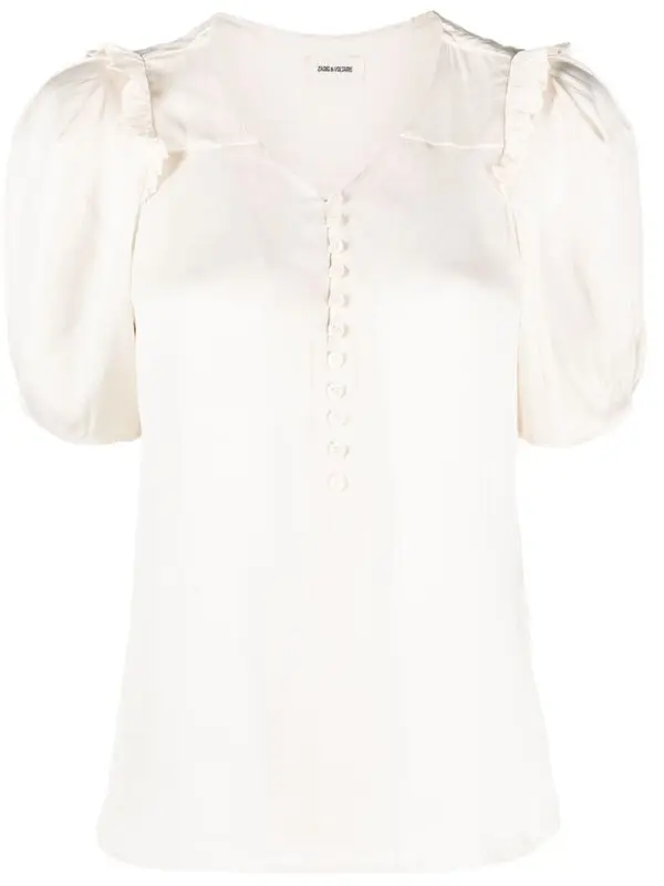 Zadig&Voltaire Satin Top - Neutrals