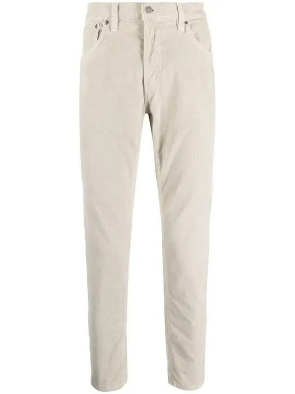 DONDUP Low-rise Tapered Corduroy Trousers