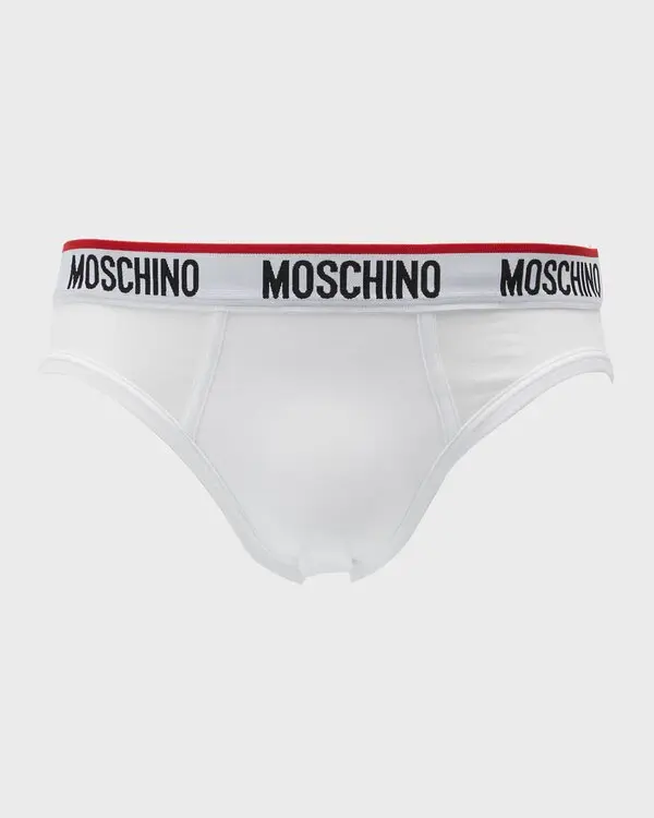 Moschino 2-pack Basic Briefs - Black Multi