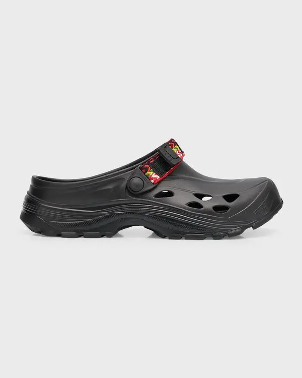 LANVIN X Suicoke Curb Laces Clogs