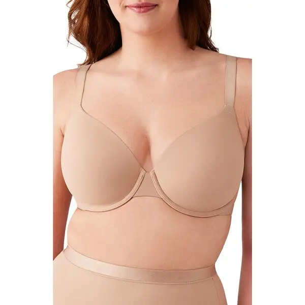 Wacoal Shape Revelation Shallow Top T-shirt Bra - Praline