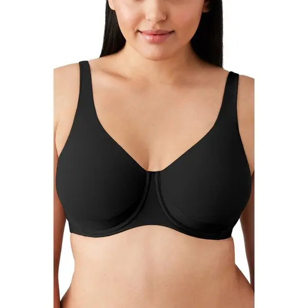 Wacoal Shape Revelation Pendulous Underwire Full Coverage Bra - Black