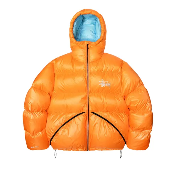 StÜssy Micro Ripstop Down Parka - Orange