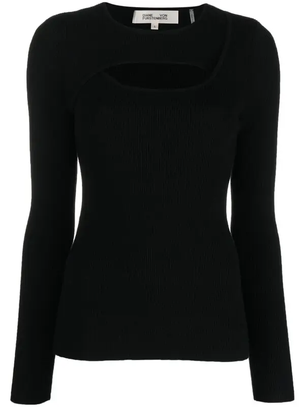 Diane Von Furstenberg Cut-out Top