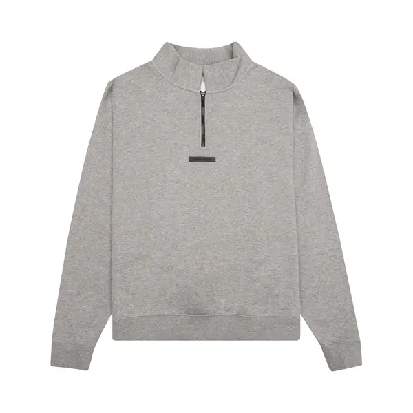 Fear Of God Mockneck Half Zip - Grey