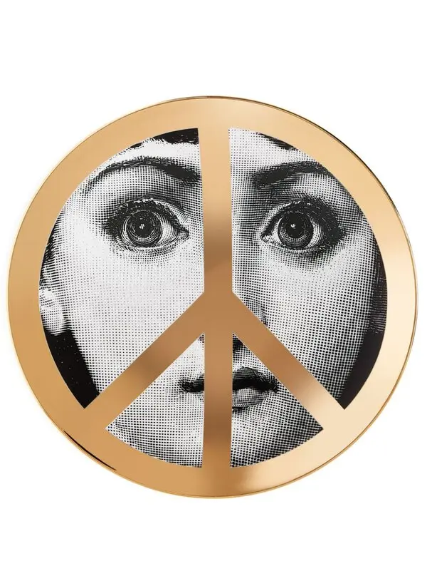 FORNASETTI Variazioni N.405 Wall Plate - Black
