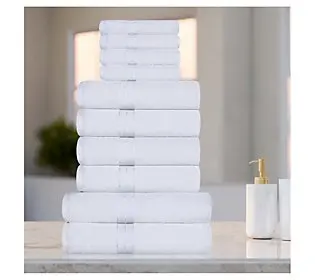 SUPERIOR Turkish Cotton Ultra-plush Solid 10-pi Ece Towel Set