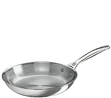 LE CREUSET Stainless Steel 10 Frying Pan - Silver