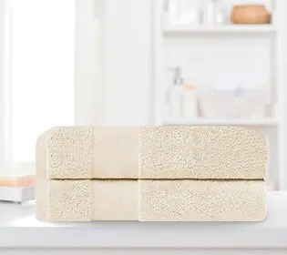 SUPERIOR Turkish Cotton Solid 2-pc Ultra-plush Ath Sheet Set