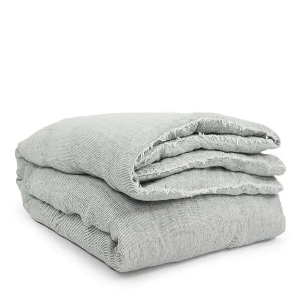 POM POM AT HOME Logan Duvet Cover, Twin - Olive