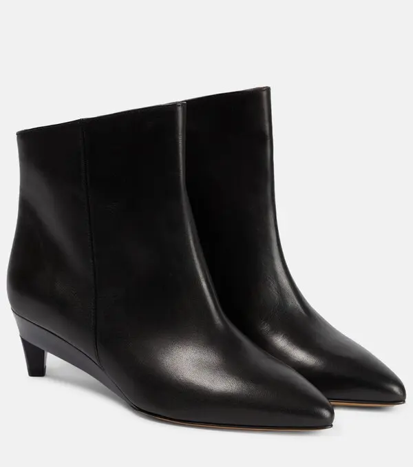 Isabel Marant Deyan Leather Ankle Boots