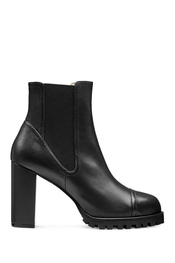 Buy STUART WEITZMAN City Lug 95 Chelsea Boot - Black At 60% Off ...