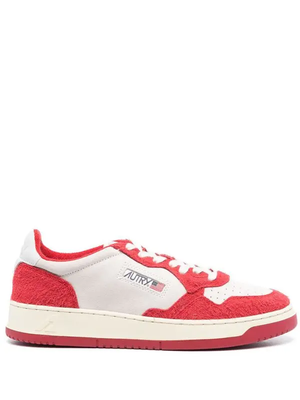 AUTRY Medalist Low Suede And Hair Sneakers