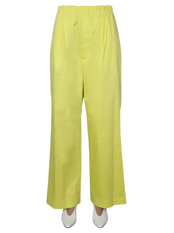 Jejia Wide Leg Trousers - Yellow