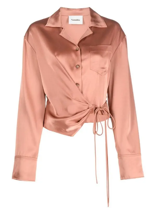 Nanushka Merano Shirt - Brown